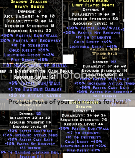 All Prepatch Items Here, - Topic - d2jsp